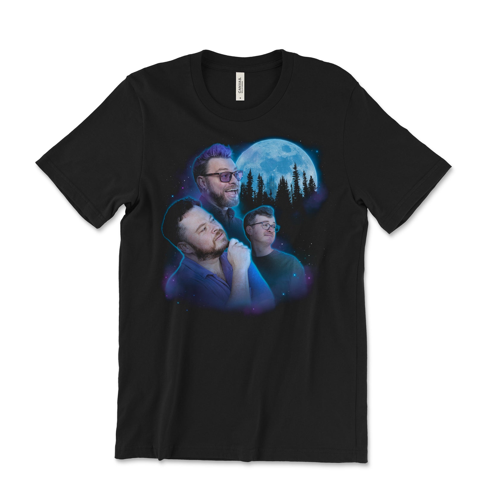 3 Brother Moon Tee – McElroy Merch Squad